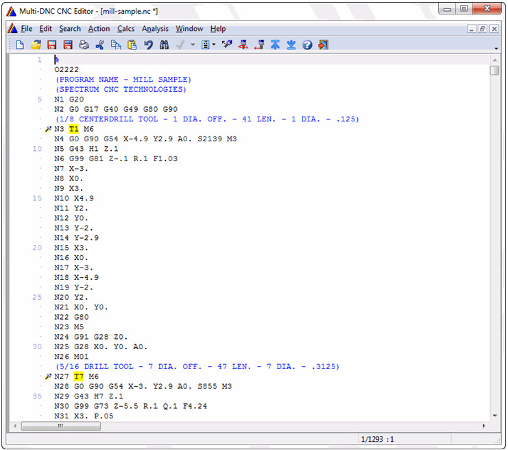 Stand-Alone CNC Editor Software | Multi-DNC | Multi-DNC